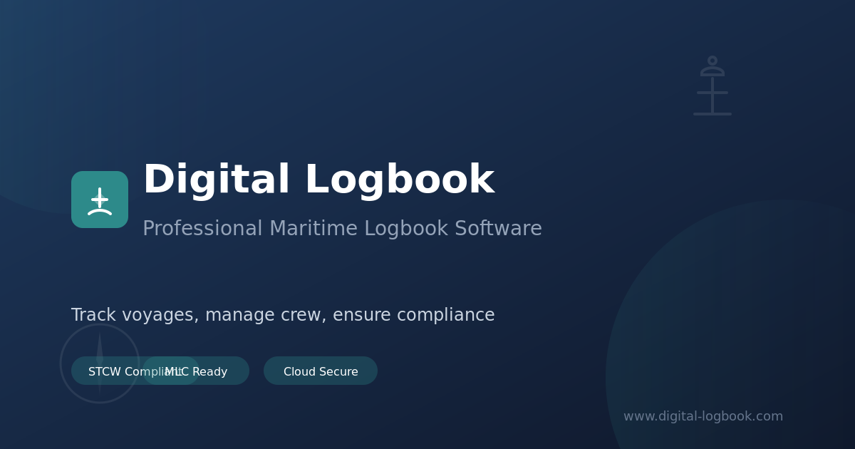 Digital Logbook | Professional Yacht Logging